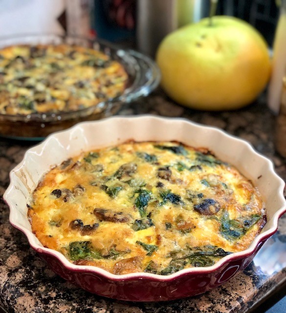 Crustless BBQ Chicken Quiche – This Girl Loves to Eat!