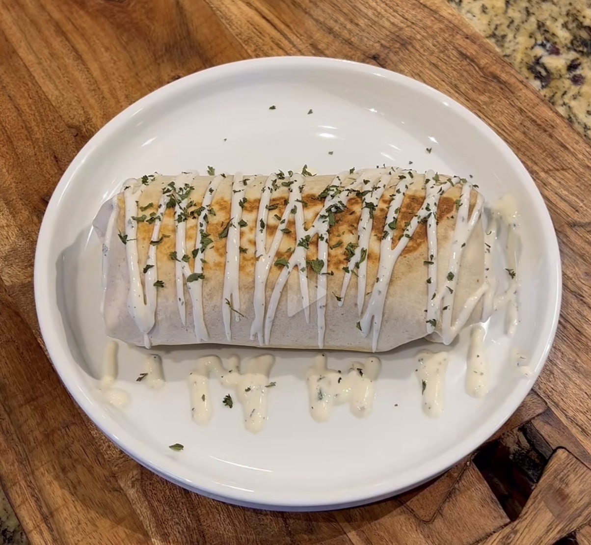 Skinny Buffalo Chicken Burritos – This Girl Loves to Eat!